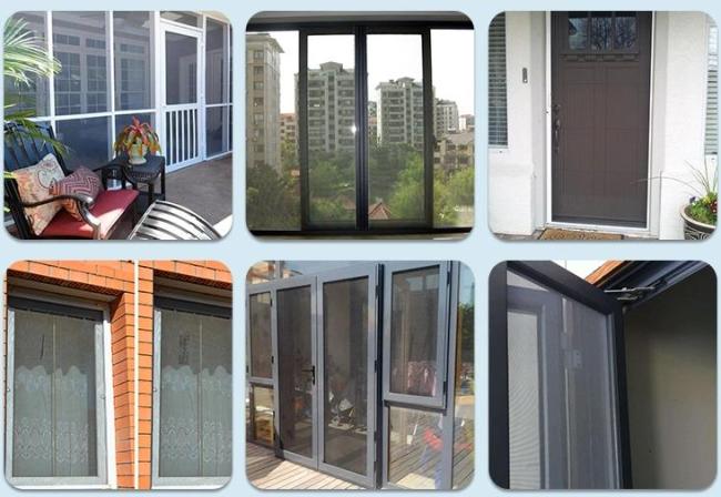 applicazione dello schermo della finestra dell'acciaio inossidabile