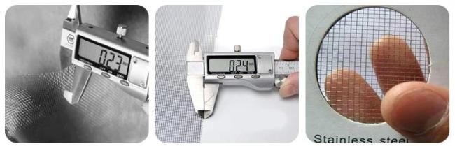 ispezione di qualità dello schermo dell'insetto dell'acciaio inossidabile