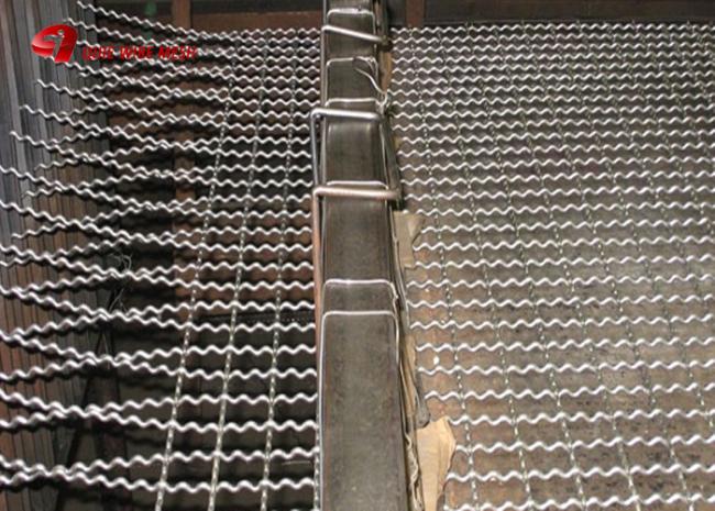 aluminum crimped wire mesh