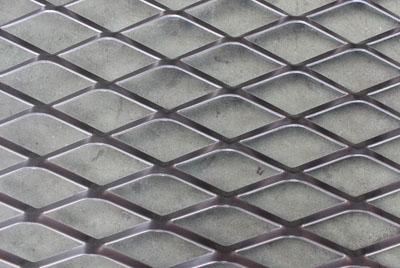 Facade Decoration Fluorocarbon Expanded Aluminum Mesh 
