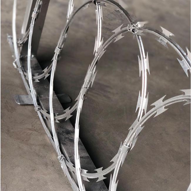 flat wrapped razor wire