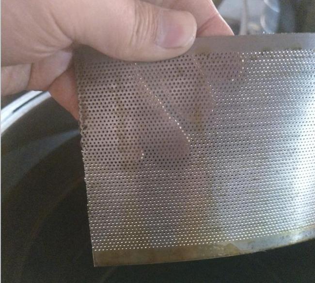stainless steel perforated hole screen
