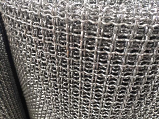 aluminum crimped wire mesh