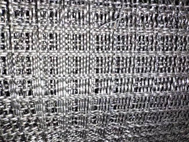 aluminum crimped wire mesh
