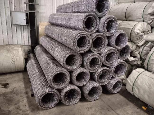 aluminum crimped wire mesh