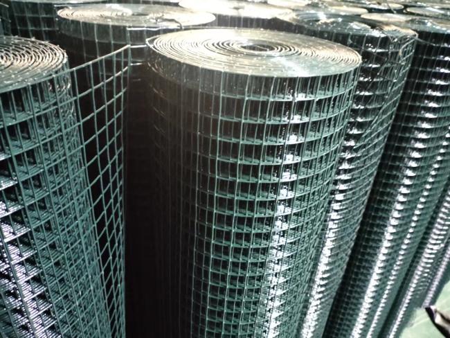 green colored welded wire mesh