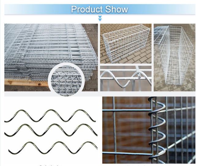 Super quality welded galvanized gabion basket/gabion box price