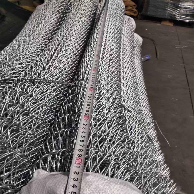 galvanized chain link fence