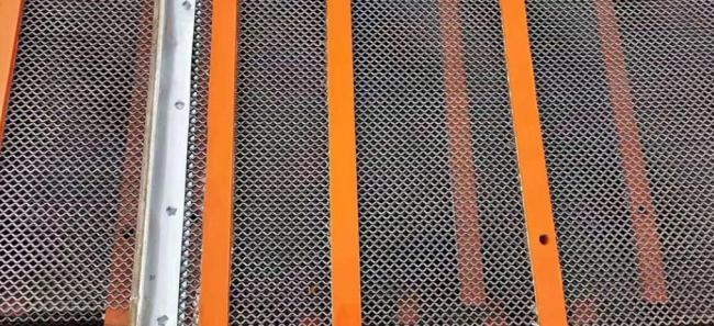 Grillage vibrant serti par replis pour l'écran de extraction de tamis