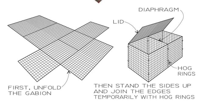 welded gabion basket