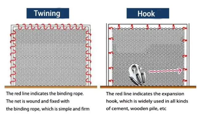 High Quality Pool Iron Fence Mesh Flexible Stainless Steel Wire Rope Zoo Mesh Fenc USA Fencing Mesh