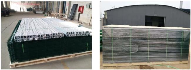 curved mesh fence