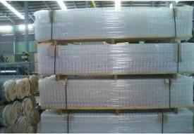 China 2.4mx5.8m Silver Welded Mesh Galvanised Wire Panel / Sheet for sale