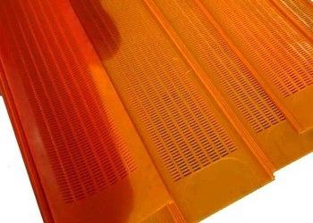 China Fine Screening Flip Flop 30mm Thick Polyurethane Screen Panels Mat for sale