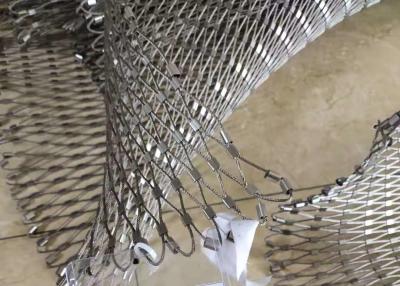 China Flexible Stainless Steel Wire Rope Mesh For Balustrade Or Railing 3.0 Mm factory