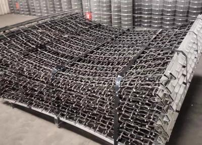 Chine High Carbon Steel Square Hole Vibrating Screen Mesh 1.5X2m à vendre