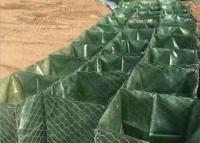 China Hexagonal Wire Twisted Gabion Basket Square Rectangular Hole Shape for sale