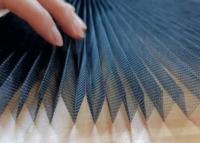 China Polyester 90gsm Pleated Insect Screen For Windows for sale