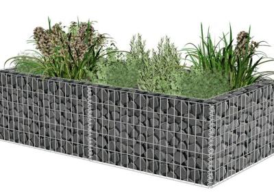 China Galvanized Pvc Hot Dipped Welded Gabion Basket 4.0 / 5.0 Mm Dia for sale