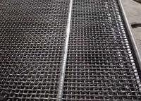 China 65Mn High Manganese Steel Rectangular Hole Mining Screen Mesh 1-100mm with Hook for Vibrating Screens for sale