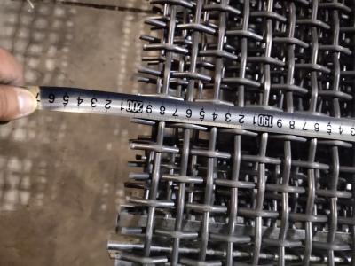 China High Tensile Hooked Vibrating Wire Mesh Screen For Coal Mine Industry for sale