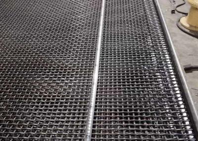 Chine Wear Resistant Double Crimped Wire Mesh Non Slip Woven Vibrating For Mining à vendre