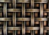 China Antique Brass Flat Stainless Steel Wire Decorative Crimped Woven Mesh Panels 24x36 Inch for Cabinet Door Inserts for sale