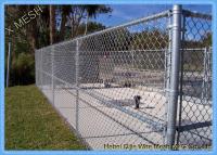 China Rustproof Removable Temporary Chain Link Fence Fabric For Construction Security for sale