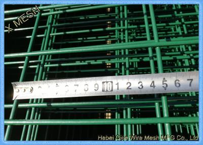 China Green Powder Coated Wire Mesh Fence Panels Perimeter Coated Welded Wire Fence Steel for sale