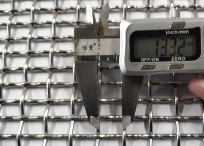 Chine High Tensile Strength 8x13mm Openning Stainless Steel Crimped Wire Mesh à vendre