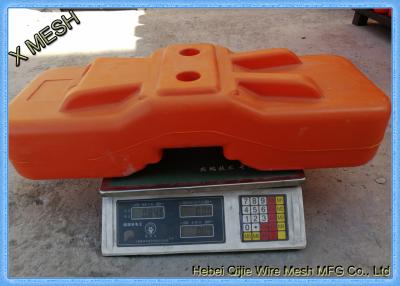 China Temporary Security Fence Panels Concrete Filled Plastic Feet High Quality HDPE for sale