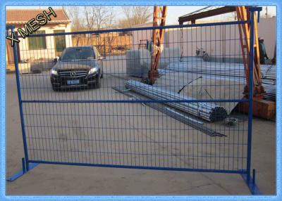 China PVC Coated Temporary Fence Fabric MIld Steel Material 6ft High 9.5ft Wide for sale