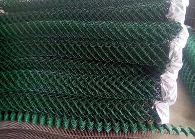 China El PVC galvanizado cubrió el rollo de Diamond Mesh Wire Chain Link Fence en venta