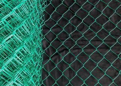 China El PVC galvanizado cubrió el rollo de Diamond Mesh Wire Chain Link Fence en venta