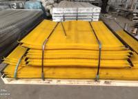 China Yellow PU Mesh Polyurethane Screen Panels With Hook For Mine Vibrating for sale