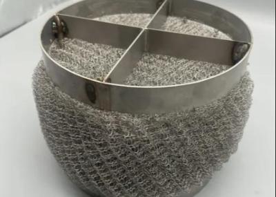China Distillation Column Copper Knitted Wire Mesh Packing with 0.16mm Wire Diameter 60mm Width and High Filtering Efficiency for sale