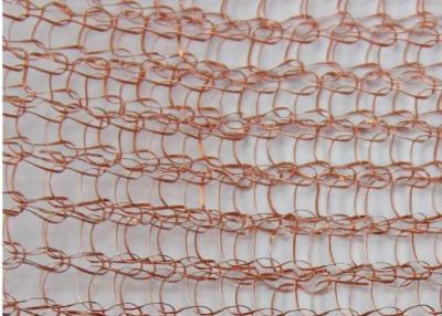 China Premium Copper Wire Mesh Double Round Knitted Wire Mesh for sale