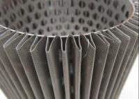 China Stainless Steel Pleated Filter Wire Mesh Strainer element for sale