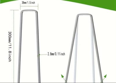 Китай Оцинкованные ландшафтные сцепки U-образные газоны продается