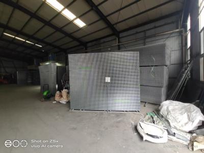 China 3.4mm Wire*15cm Mesh *1.22*2.44 Black Welded Wire Mesh Panel for Canada for sale