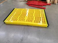China Polyurethane PU Screen Mesh With Hook For Mine Vibrating Screen for sale