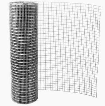 China Galvanized Wire Mesh 1.5m X 25m Silvery Welded Wire Mesh Roll for sale