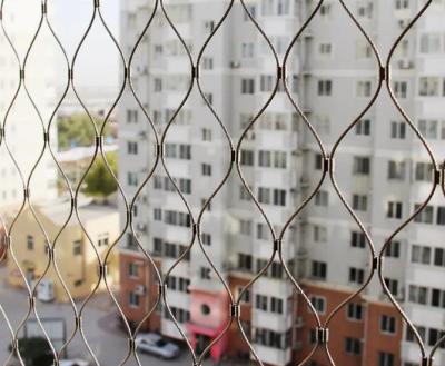 China High Tensile 2160MPa Stainless Steel Knotted Wire Rope Mesh for Mining Area Safety for sale