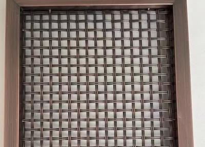China Polished Decorative Wire Mesh Stainless Steel Brass Aluminum Construction for sale