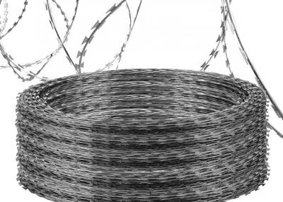 China Galvanized Razor Barbed Wire Concertina Wire with Fence for Protection for sale