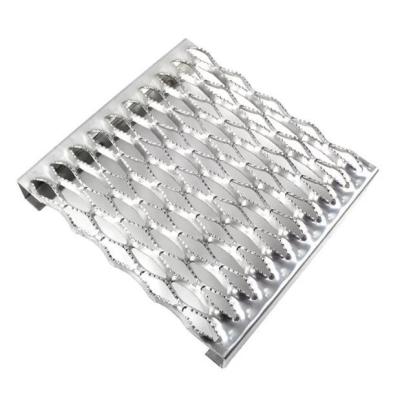 China Heavy Duty Diamond Holes Grip Strut Plank Catwalk Grating/Grip Struct Perforated Steel Grating for sale