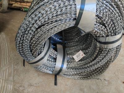 China Security Bto-22 Blade Stainless Protective Welded Steel Razor Barbed Wire Mesh Roll for sale