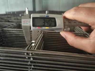 China 3.4mm Wire*15cm Mesh *1.22*2.44 Black Welded Wire Mesh Panel for Canada for sale