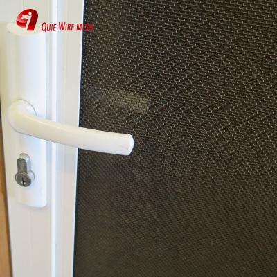 China 304 Black Powder-Coated Stainless Steel Security Door Window Insect Screen for sale