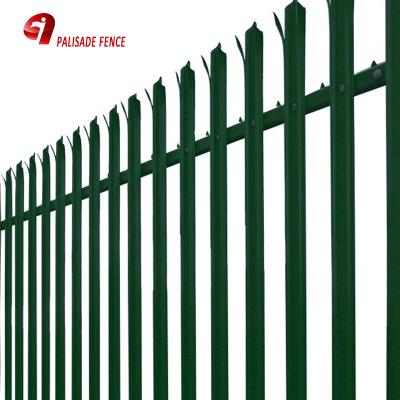 China Metal Palisade Fence D and W Shape Palisade Security Fence System for sale